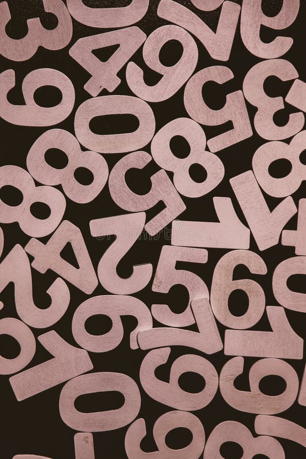Background of Numbers. from Zero To Nine. Numbers Texture. Finance Data ...