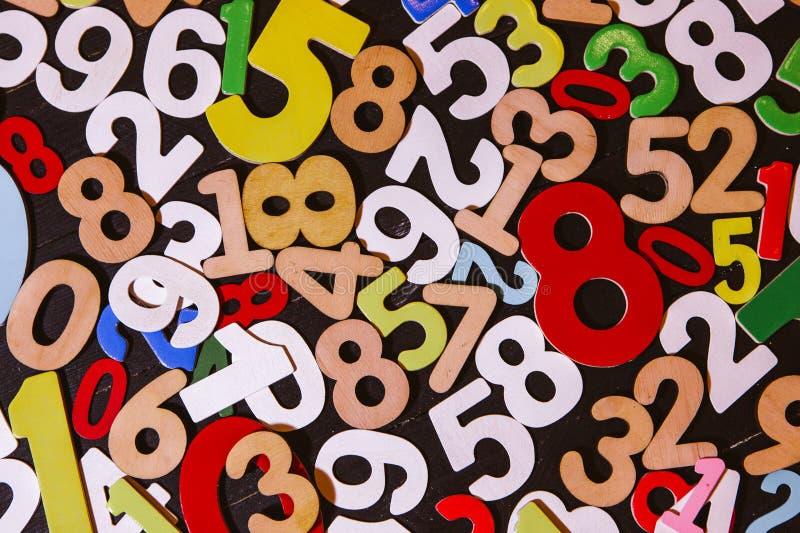 Background of Numbers. from Zero To Nine. Numbers Texture. Finance Data ...