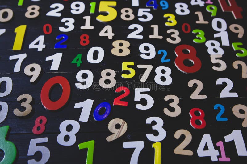 Abstract Background with Random Numbers. Business Pattern. Banking ...