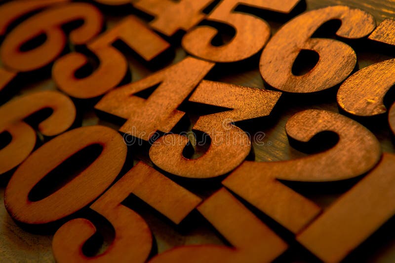 Background of Numbers. from Zero To Nine. Background with Numbers Stock ...