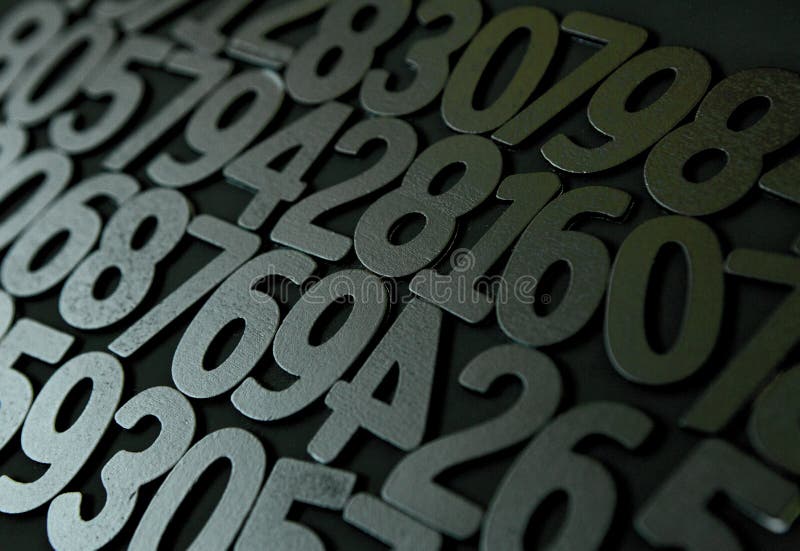 Background of Numbers. from Zero To Nine. Background with Numbers ...