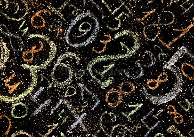 Background of Numbers. from Zero To Nine. Background with Numbers ...