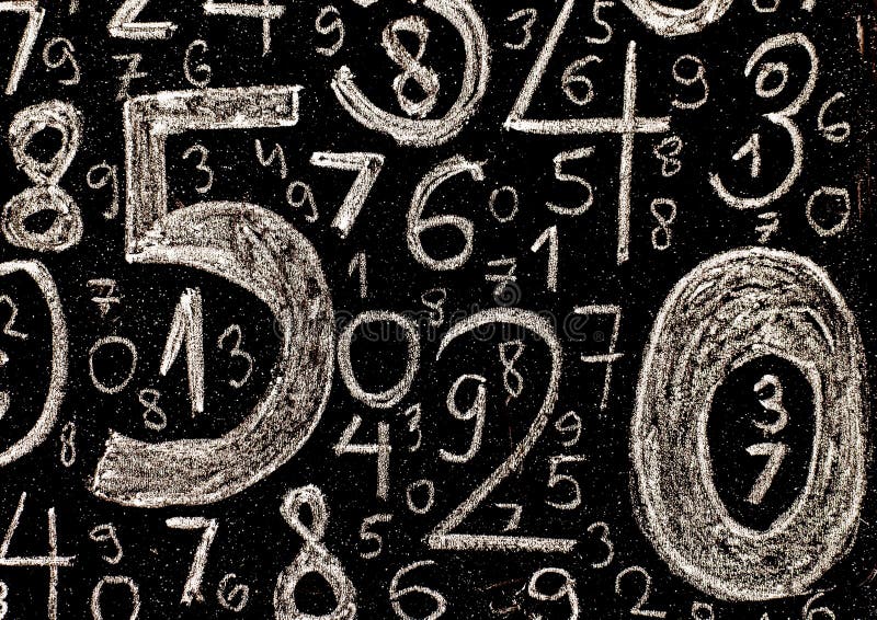 Background of Numbers. from Zero To Nine. Background with Numbers ...