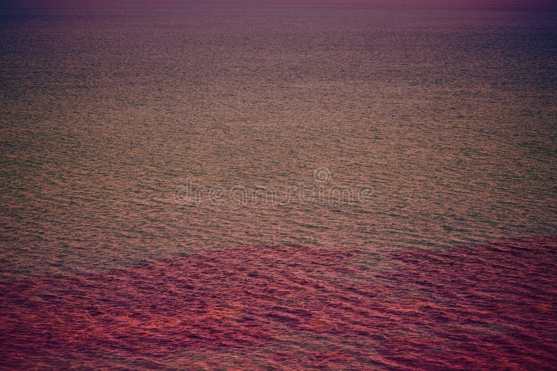 Background of Ocean and Texture Sea Water on Sunset Different Color ...