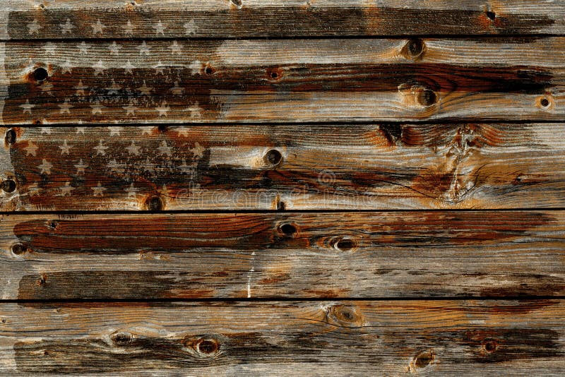 Background of the Old American Flag in Grunge Style Stock Image - Image ...