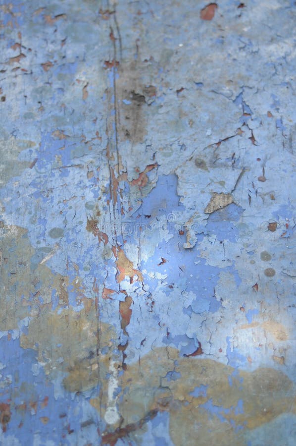 Background of the Old Blue Paint Stock Photo - Image of surface, nature ...