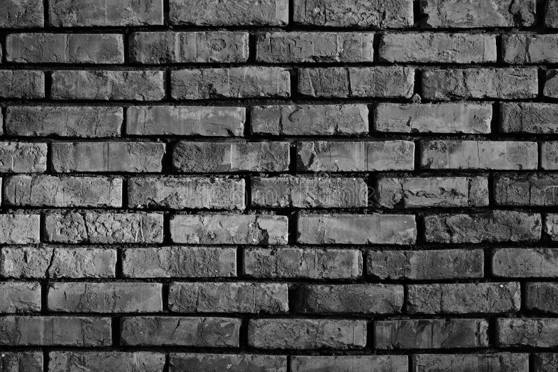Background Old Brick Wall in Black and White Photo Stock Image - Image ...