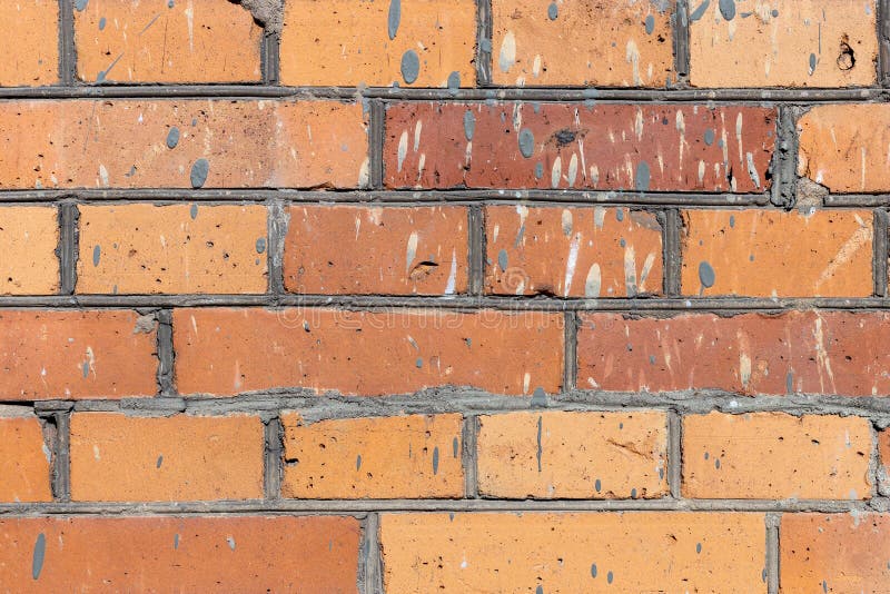 Background of Old Brick Wall Pattern Texture. Stock Photo - Image of ...