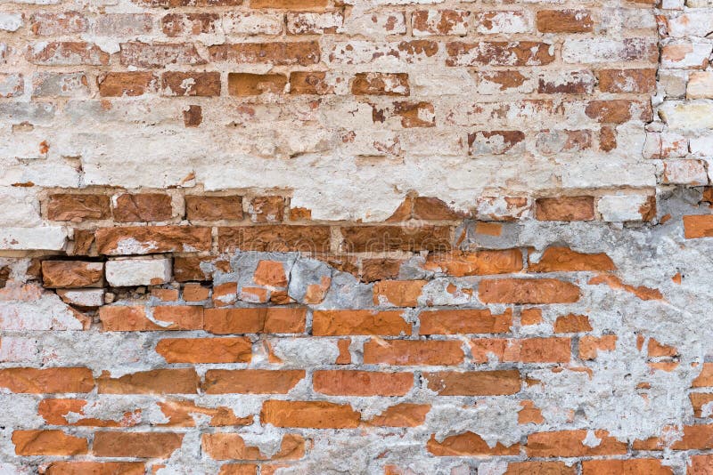 Background of Old Brick Wall Pattern Texture. Stock Photo - Image of ...