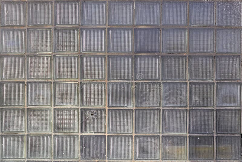 Background of Old Broken Square Windows, Glass Tiles Stock Image ...