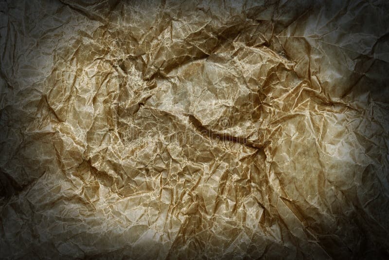 Old Greasy Crumpled Paper Background Stock Image - Image of color ...