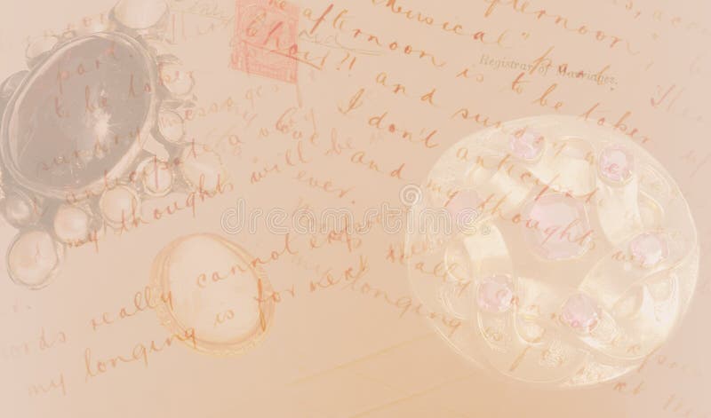 Background of Old Fashioned Things Stock Illustration - Illustration of ...