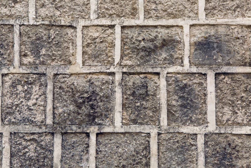 Background of Gray Concrete Bricks Stock Image - Image of backgrounds ...