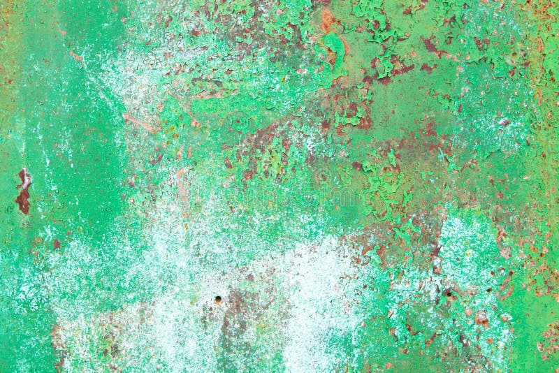 Background of Old Green Paint and Rust Stock Photo - Image of pattern ...