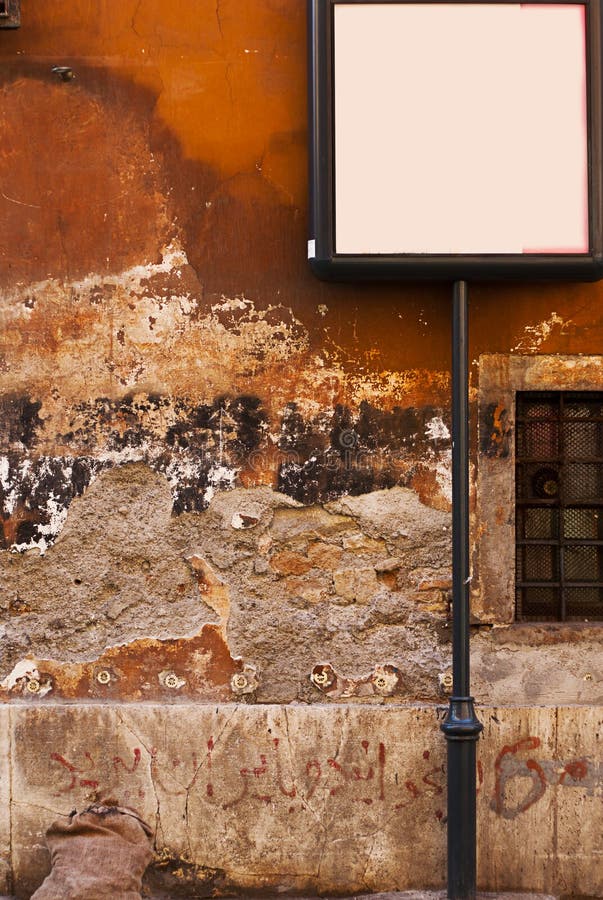 Background of Old Grunge Vibrant Stucco Wall Stock Image - Image of ...