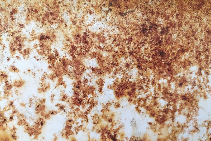 Background of Old Iron. Rusty Metal. Rust. Brown, Rough Material Stock ...