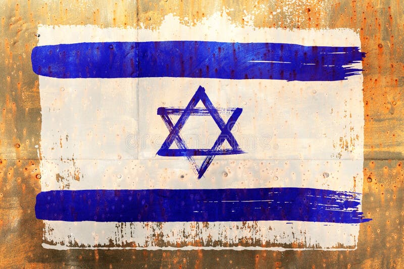 Israeli Flag stock image. Image of weathered, palestine - 87803837