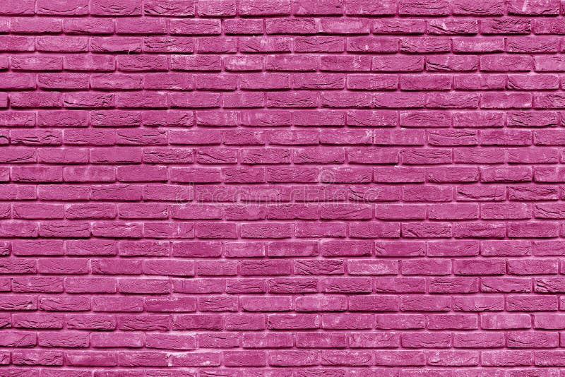 The Background of the Old Pink Brick Wall Stock Image - Image of cement ...
