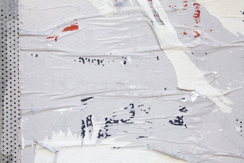 Old posters stock image. Image of exposed, artistic - 134854161