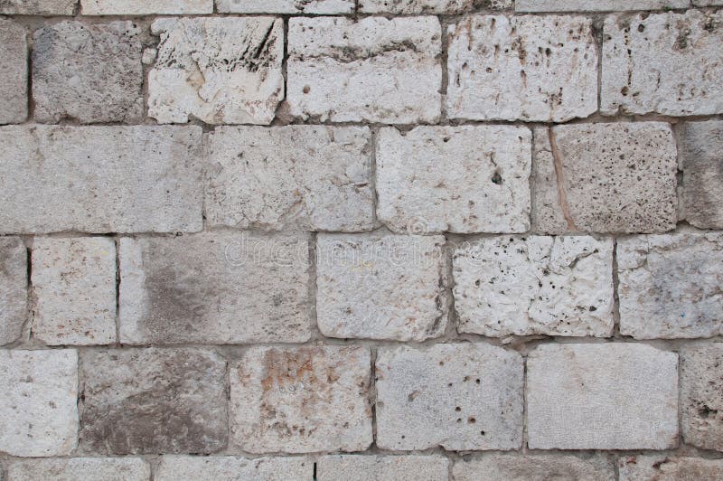 Background Old Real Texture with Big Stone Bricks of a Wall Stock Photo ...
