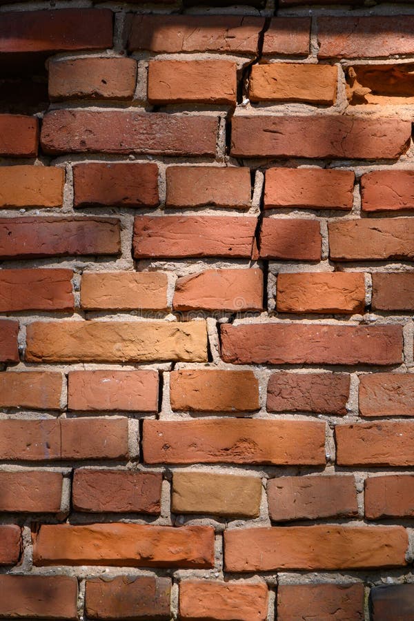 Background of Old Red Brick Wall Brick 5 Stock Photo - Image of ...