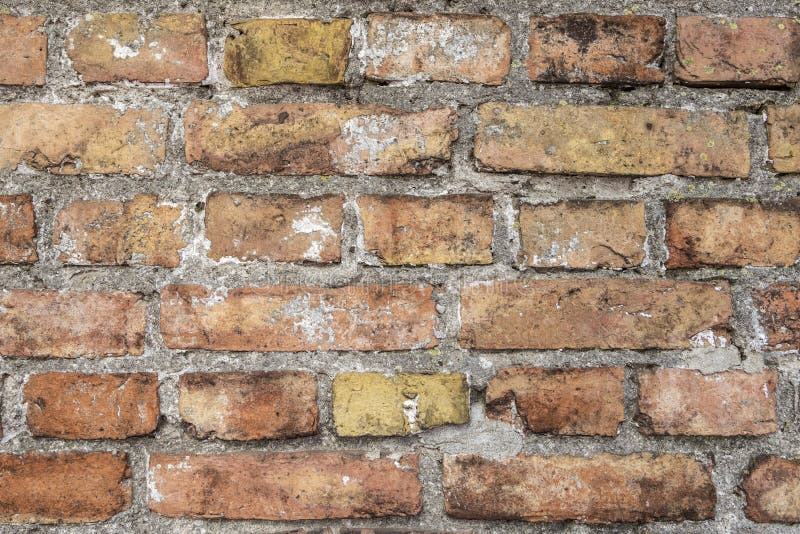 Background of Old Rotten Brick Wall Stock Photo - Image of rotten ...