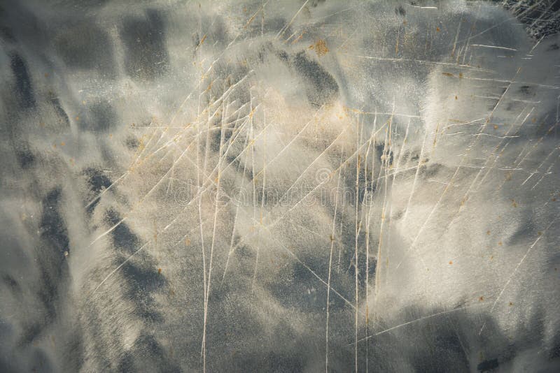 Background of an Old Scratched Worn Iron Sheet. Reddish Steel Surface ...