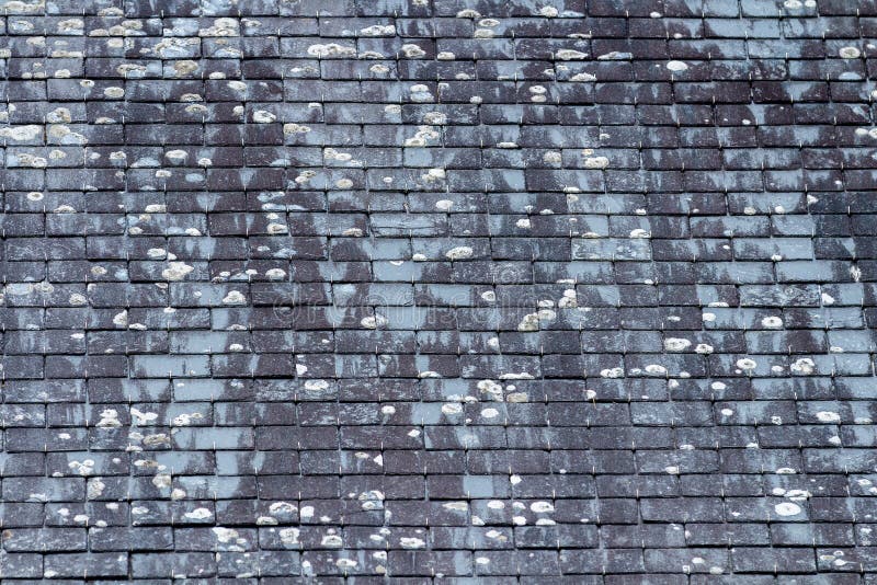 Background of Old Stone Roof Tiles Stock Image - Image of building ...