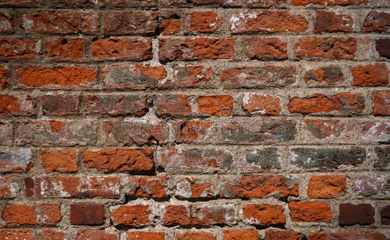 Background of Old Vintage Brick Wall Stock Photo - Image of pattern ...