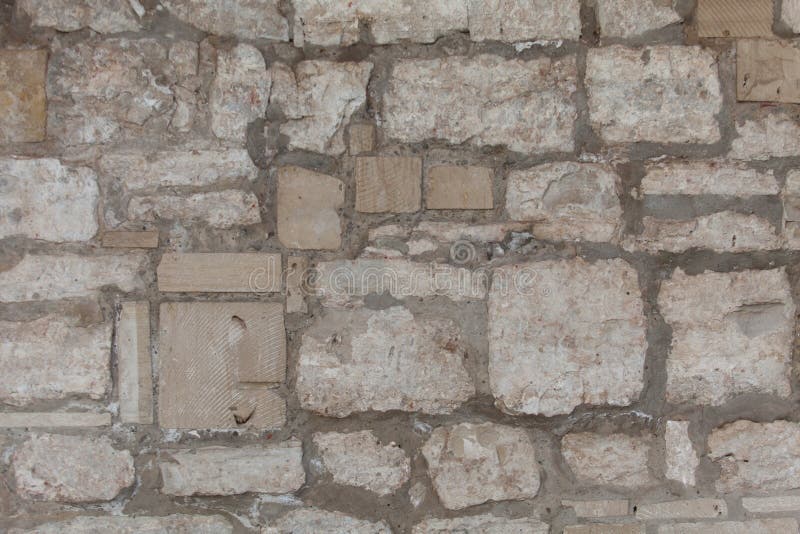 Background of Old Vintage Dirty Stone Wall with Peeling Plaster Stock ...