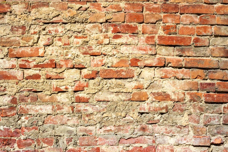 Old vintage brick wall stock image. Image of rough, block - 110203179