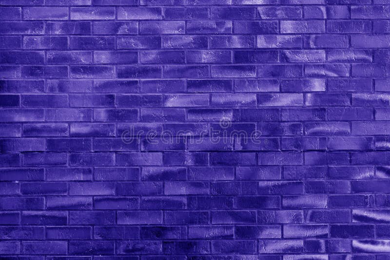 Violet Brick Building Wall. Interior of a Modern Loft Stock Image ...