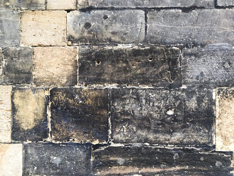 Background of Old Vintage Brick Wall Texture Stock Image - Image of ...