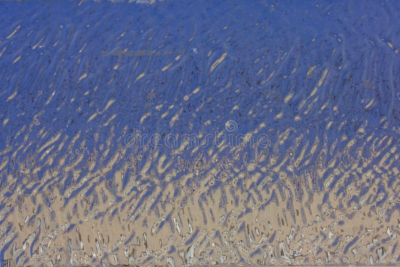 Background of Opaque Lustrous Glass. Glossy Structured Surface. Blue ...