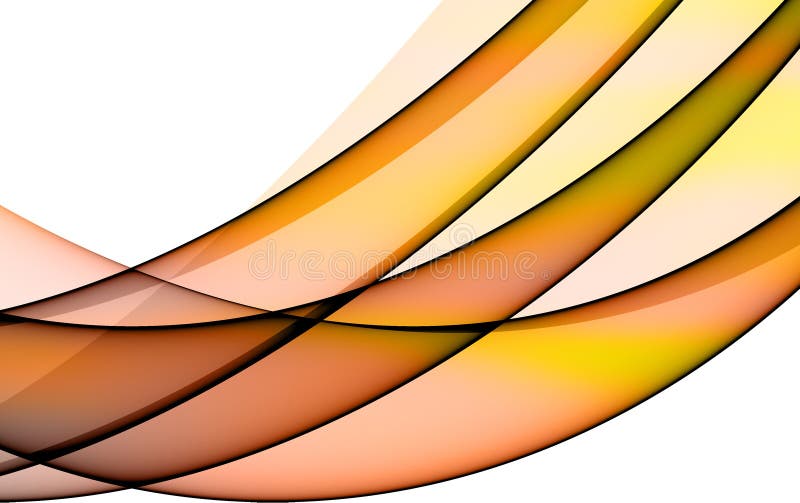 Orange Lines Background. To the Right. Arrow. Colorful Indication. Exit ...