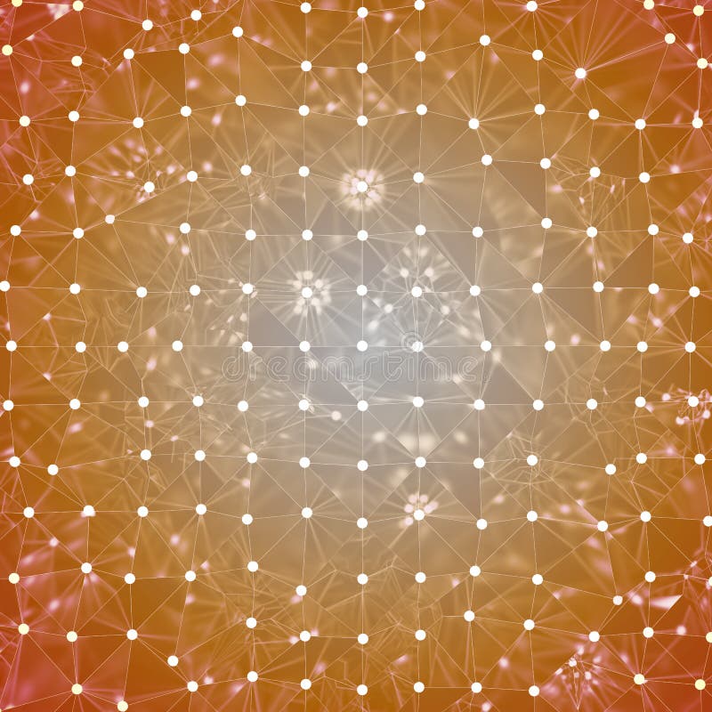 Background - Orange Network Stock Illustration - Illustration of ...