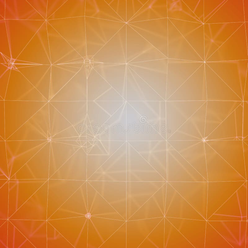 Background - Orange Network Created Stock Illustration - Illustration ...