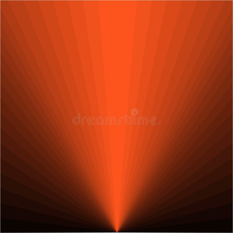 Background of orange rays stock vector. Illustration of energy - 140413391