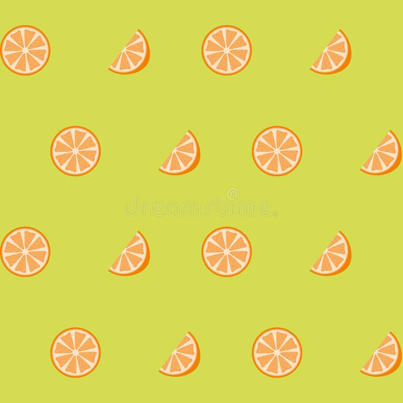 Background of Orange Slices Stock Vector - Illustration of fresh ...