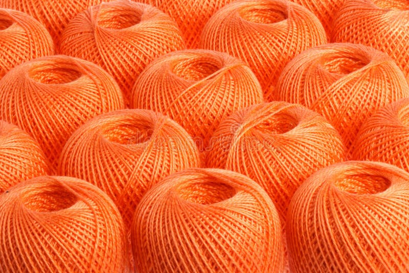 Background orange yarn stock photo. Image of string, wool - 62637316