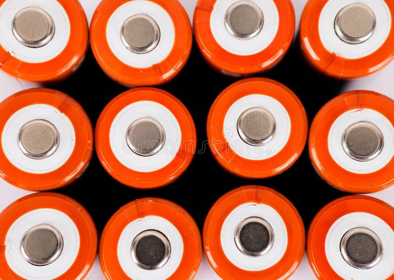 Background of Ordinary Dry Cell Stock Photo - Image of large, quantity ...