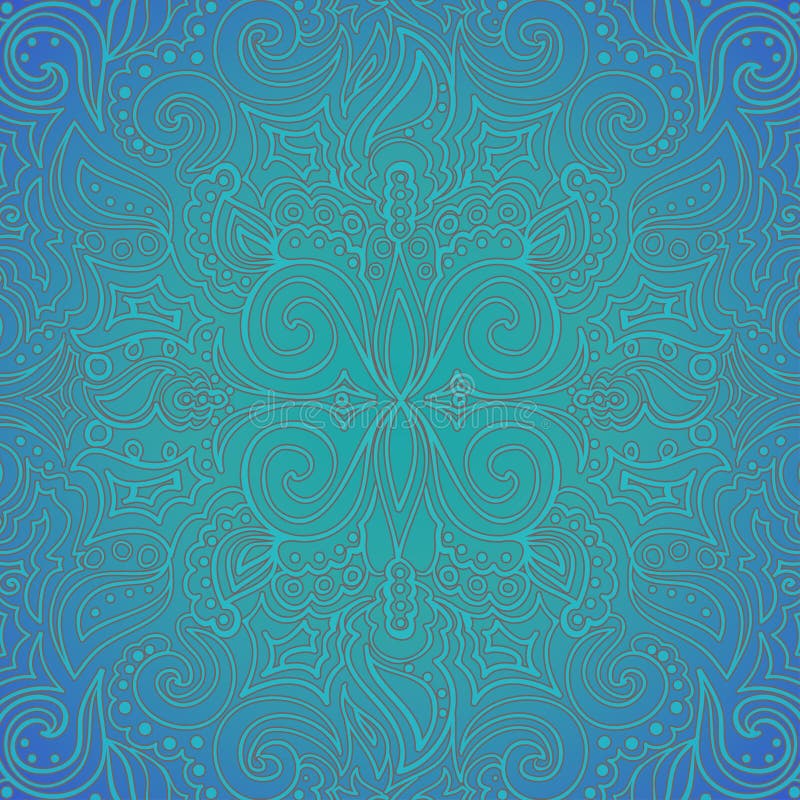 Background with Ornate Pattern Stock Vector - Illustration of abstract ...