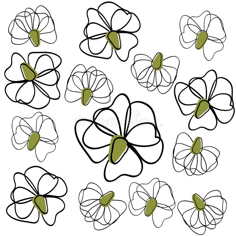 Poppy Outlines Stock Illustrations – 188 Poppy Outlines Stock ...