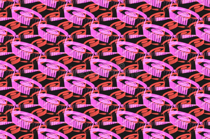 Background of Oval Elements. Stock Image - Image of violet, purple ...