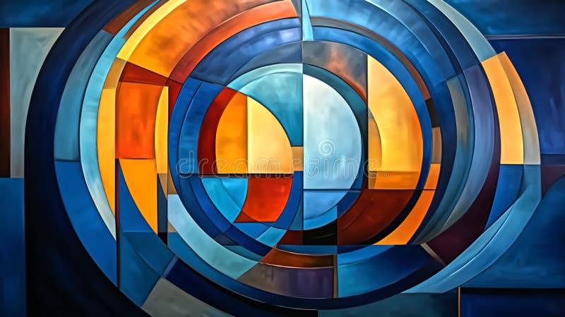 An Background Overlapping in the Art Sunrays Shine upon Stock ...