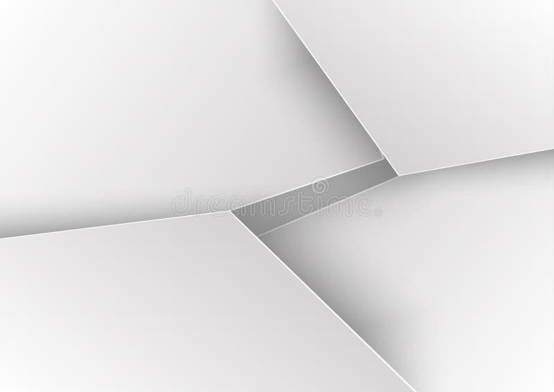 Structure of Superimposed Shards of Gray Material Stock Illustration ...