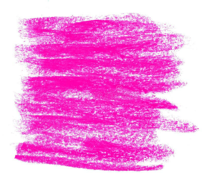 Pink Chalk Brush Strokes Background. Stock Illustration - Illustration ...
