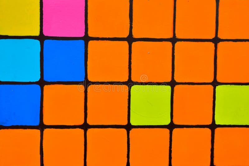 Background, Painted Squares on a Blackboard Stock Photo - Image of ...