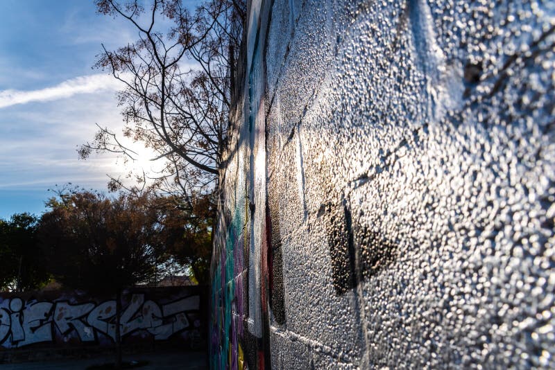 Background with Painted Wall Texture with Bright Colors and Funny ...