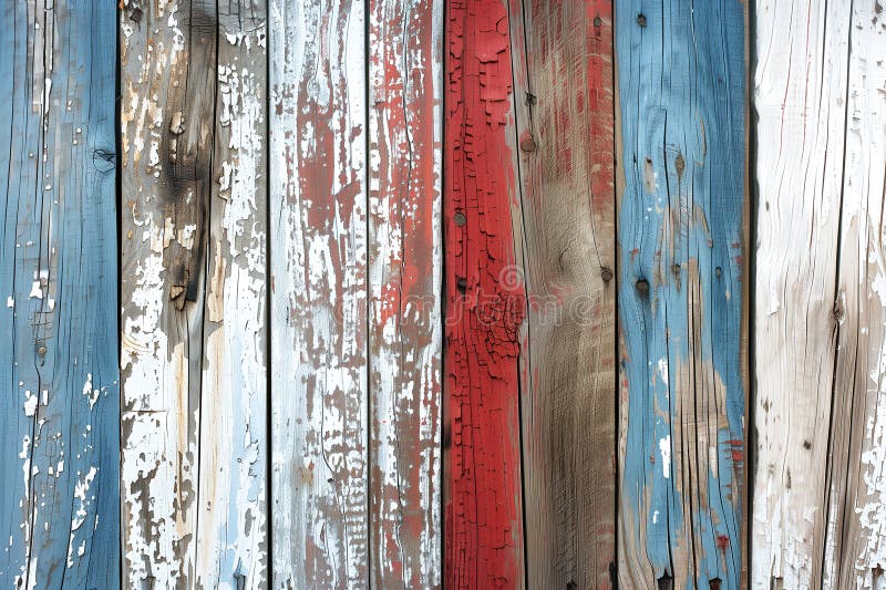 Background of Painted Wooden Boards Close Up,vertical Arrangement of ...